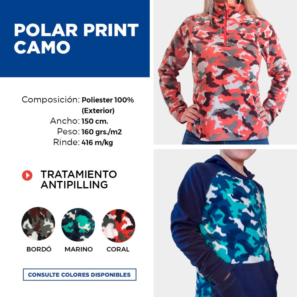 Polar Print Camo – Telas